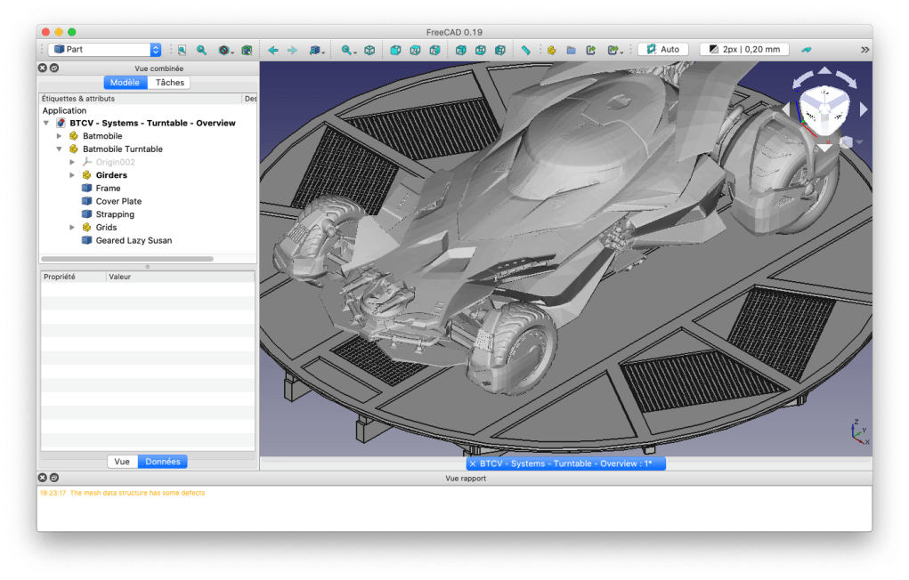 Plateforme rotative – Conception préliminaire – BATLab112